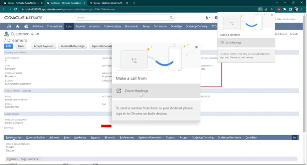 Zoom Phone Integration with NetSuite | ScaleNorth
